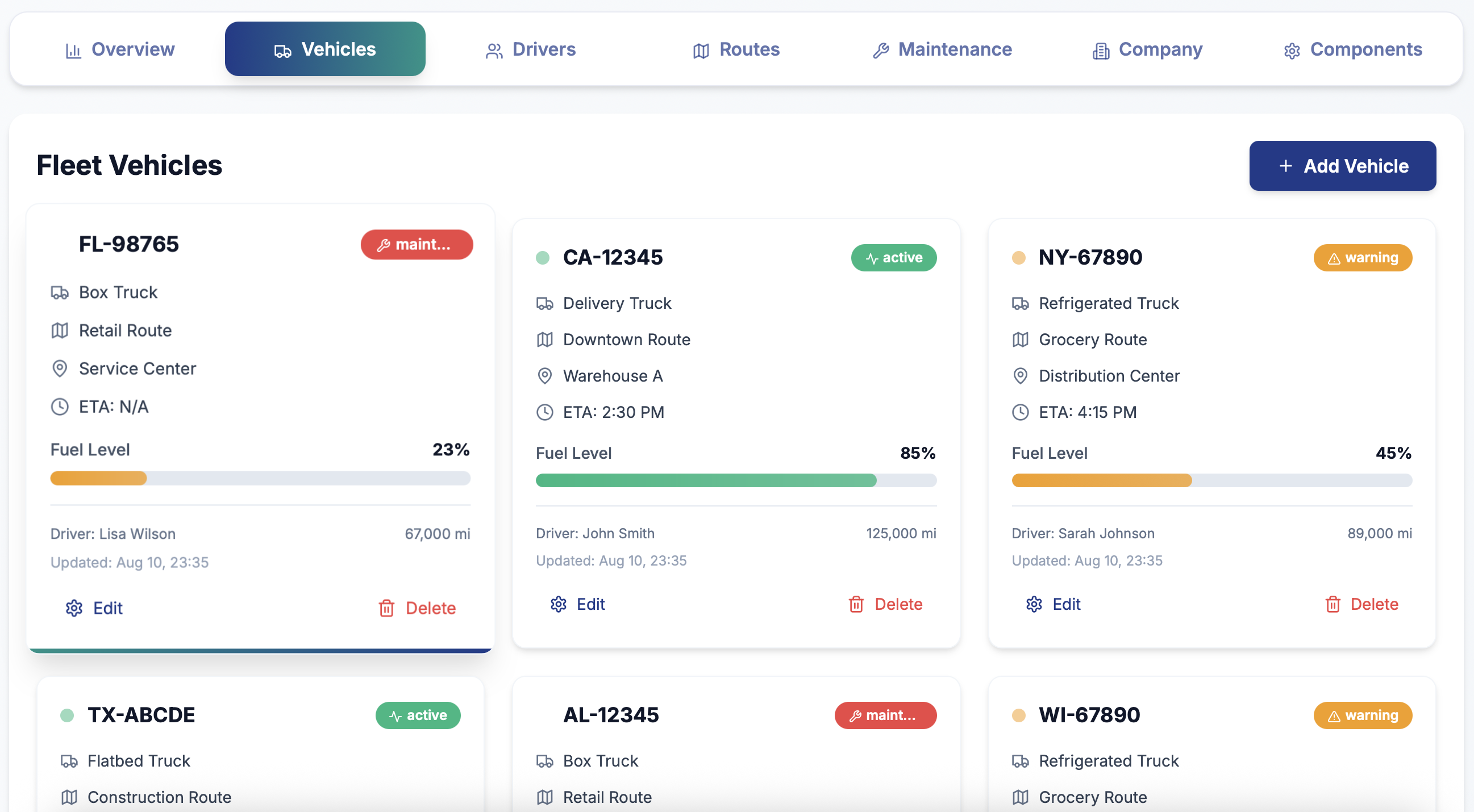Zenith Fleet - AI-Powered Fleet Operations Platform